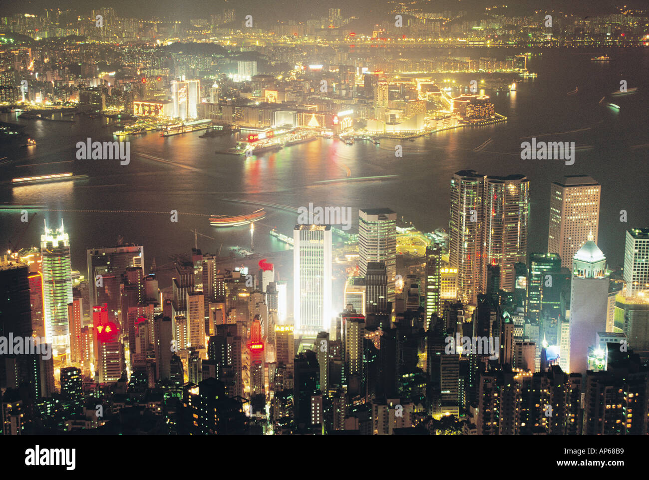Hong Kong Harbour Stock Photo - Alamy