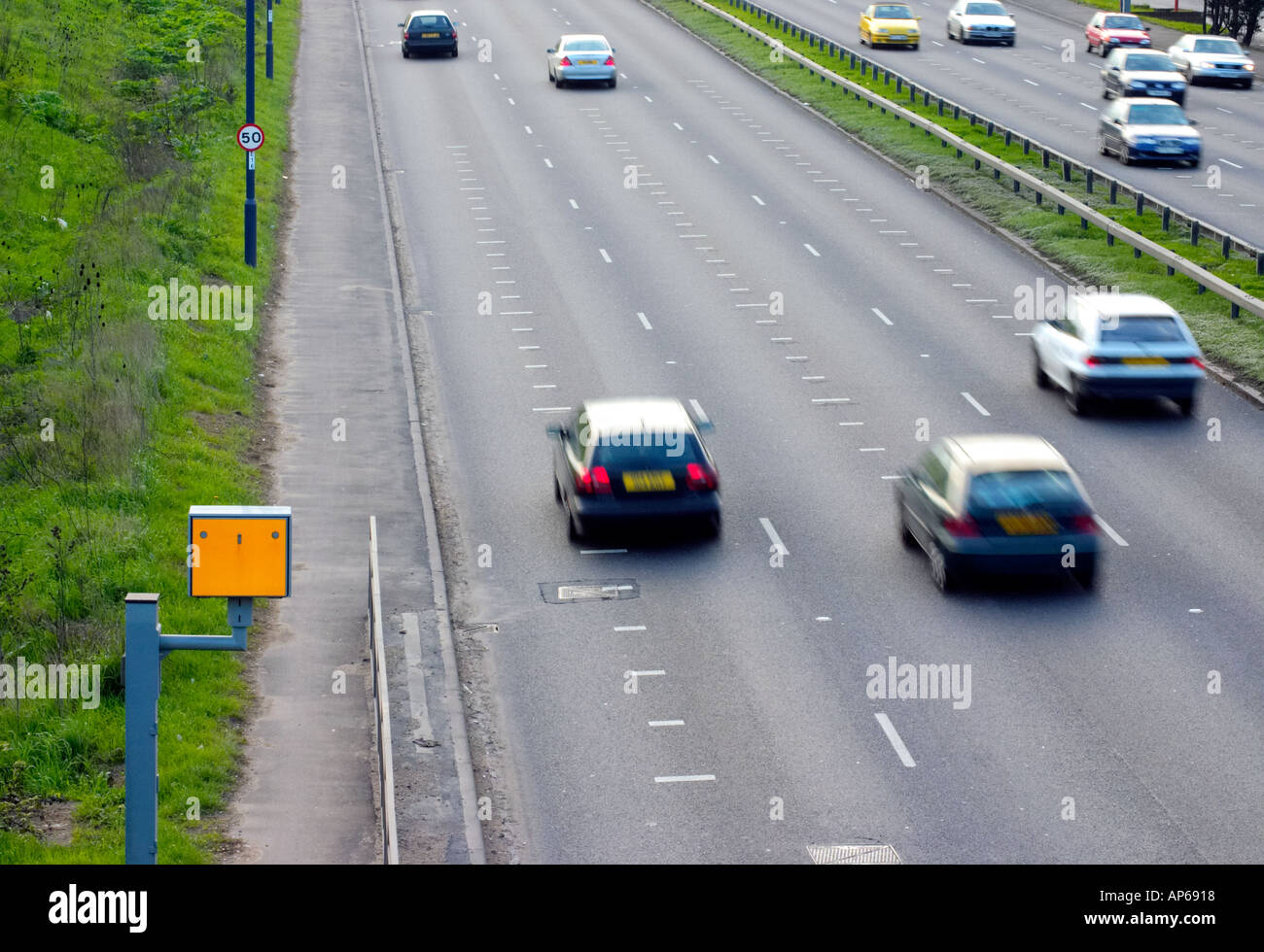 day Gatso speed camera trap in London England United Kingdom Britain UK ...