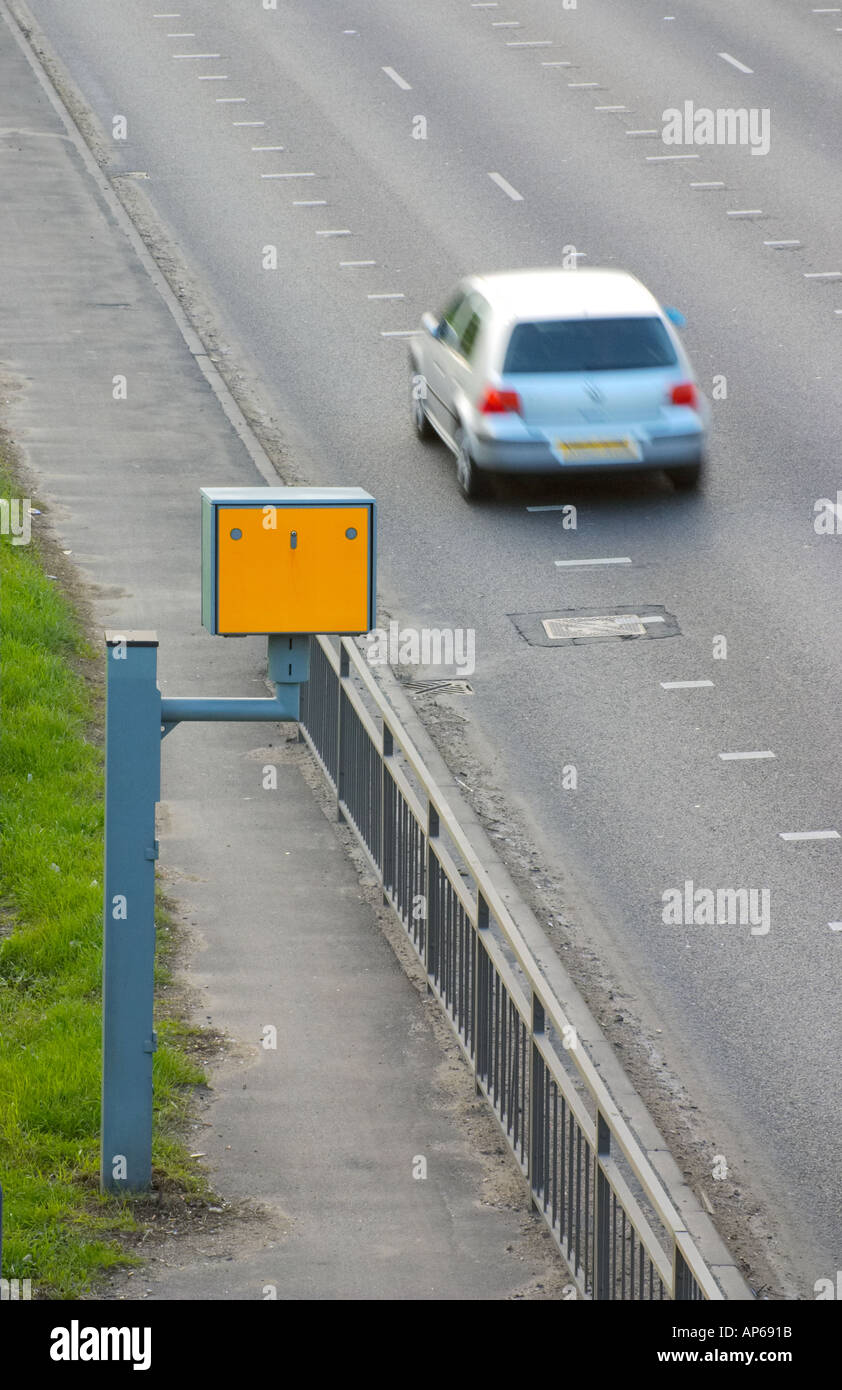 day Gatso speed camera trap in London England United Kingdom Britain UK ...