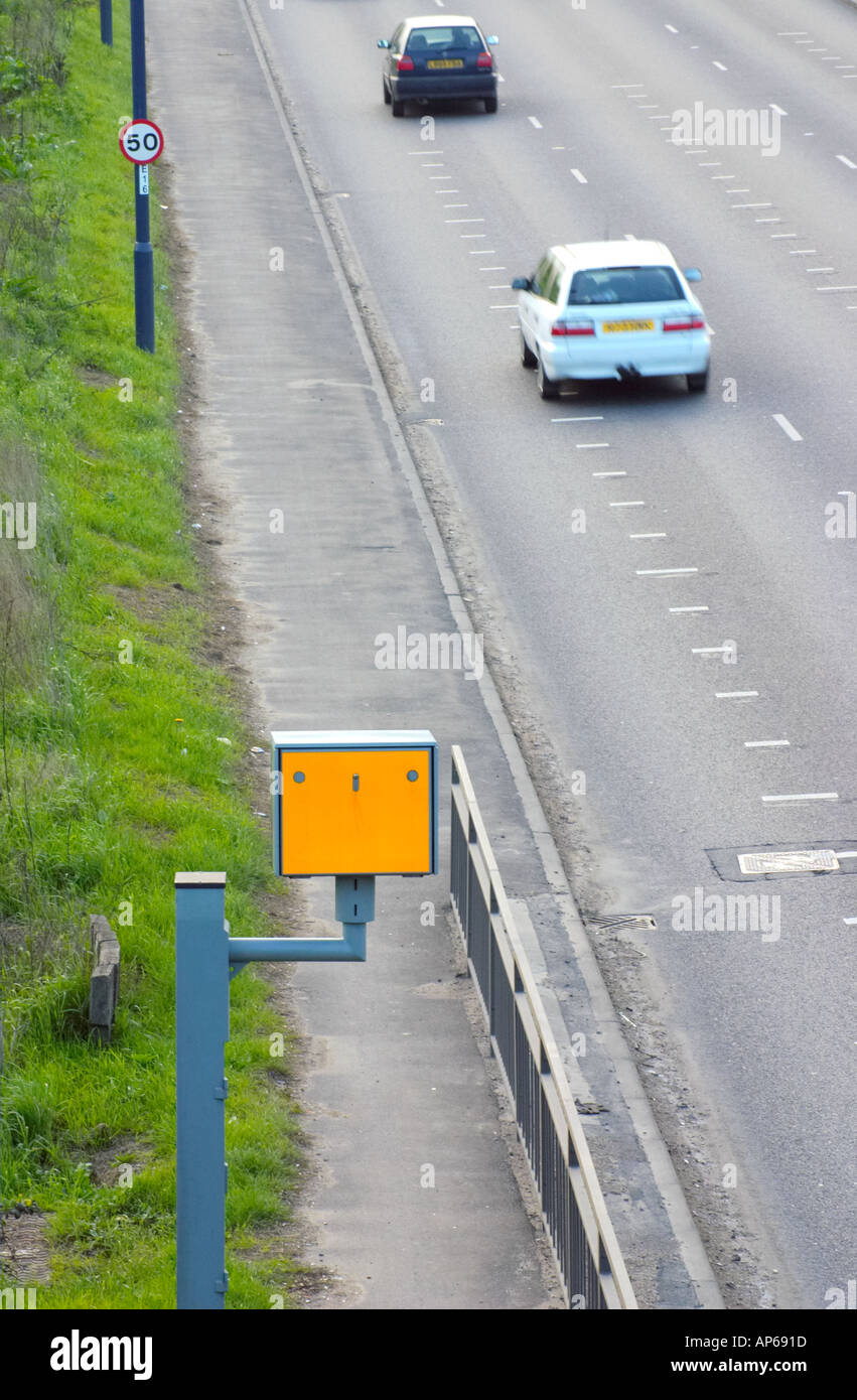 day Gatso speed camera trap in London England United Kingdom Britain UK ...