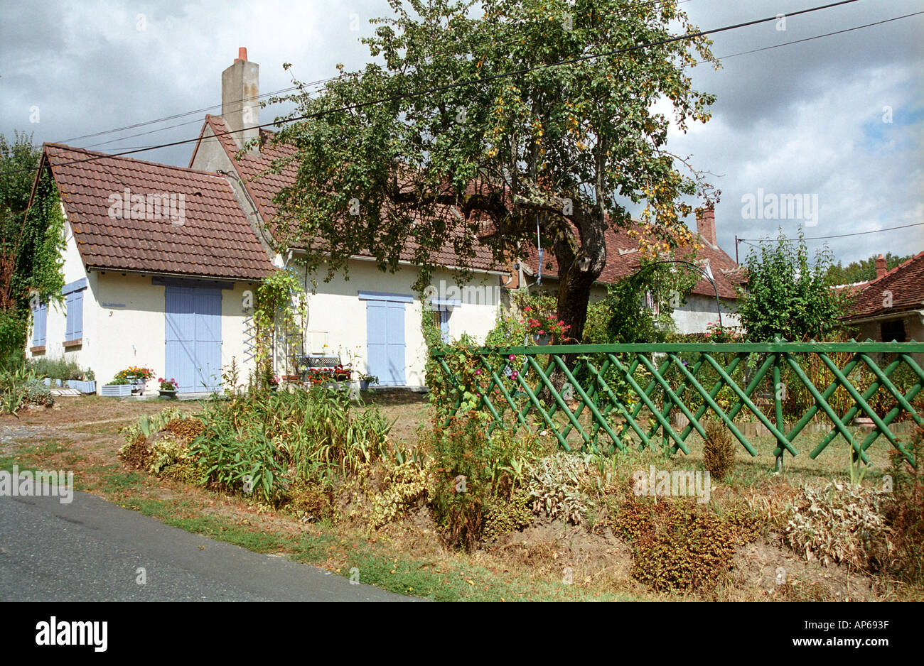 Charming country house in the Sologne rural France Stock Photo - Alamy