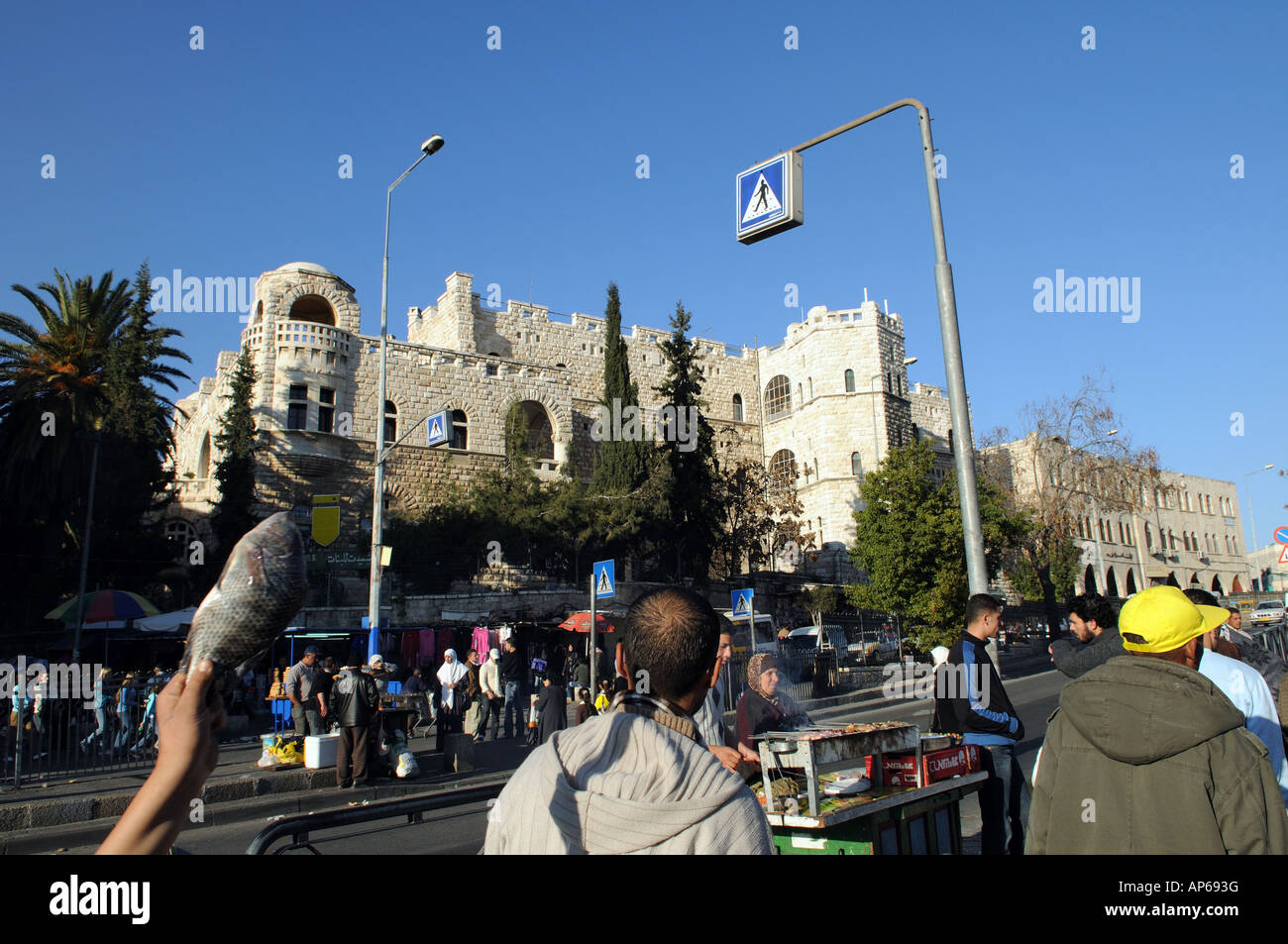 Beautiful buildings in the eastern part of Jerusalem Stock Photo - Alamy