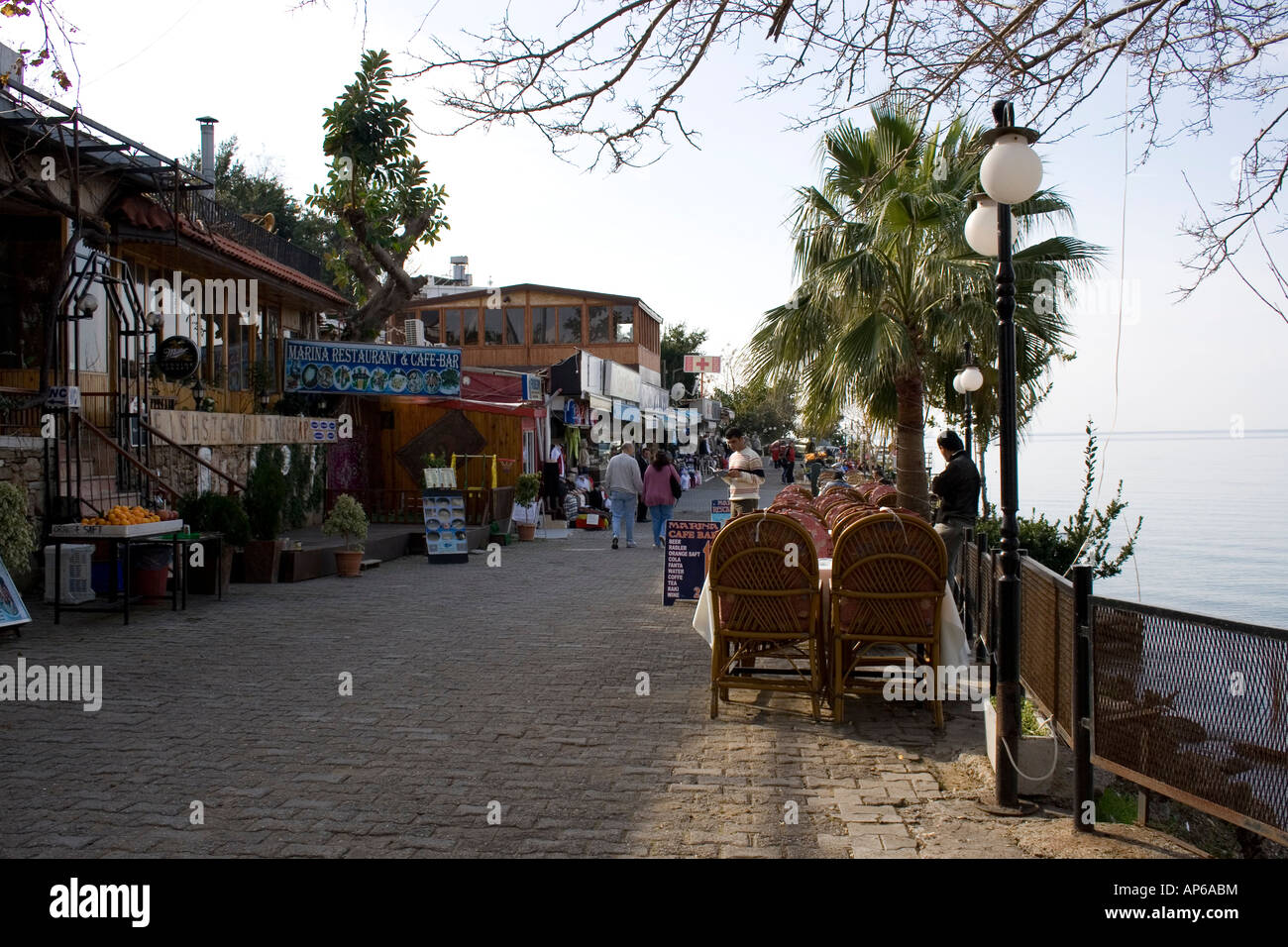Seafront and Promenade of Side Stock Photo - Alamy