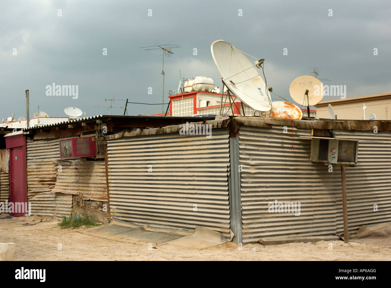 Foreign workforce house in Dubai, United Arab Emirates Stock Photo - Alamy