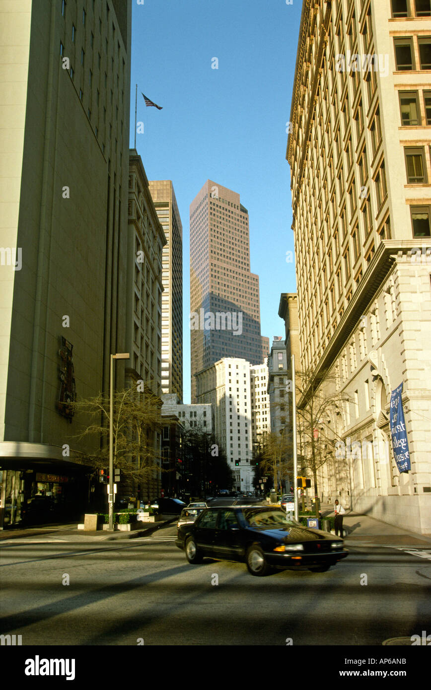 USA Georgia Atlanta Downtown area Broad Street Stock Photo - Alamy