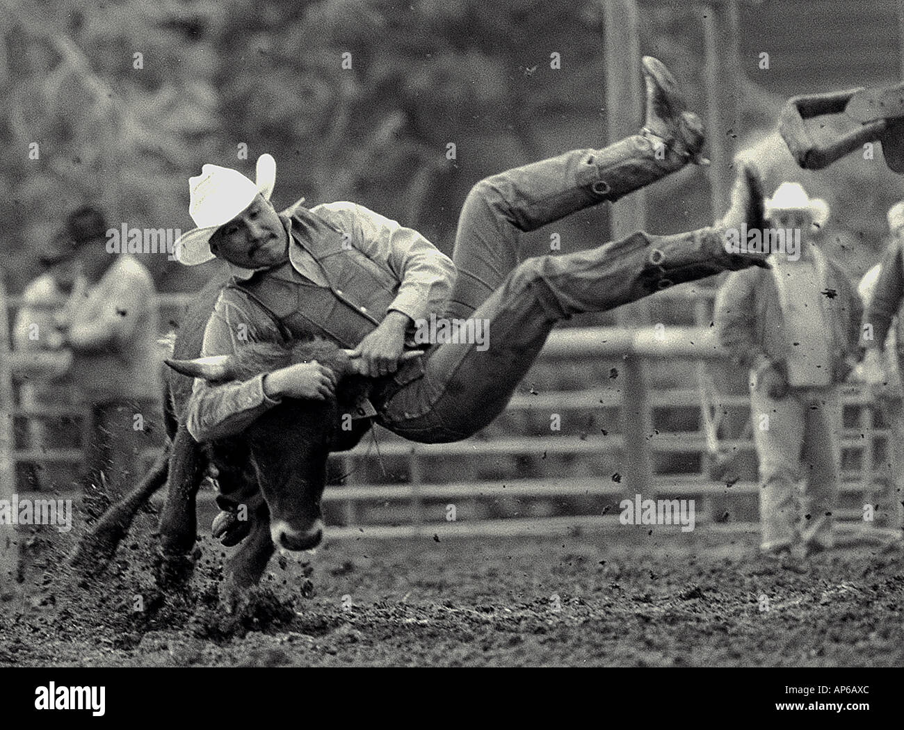 All Indian Rodeo in Tygh Valley, Oregon. Clint Bruisehead of Warm ...
