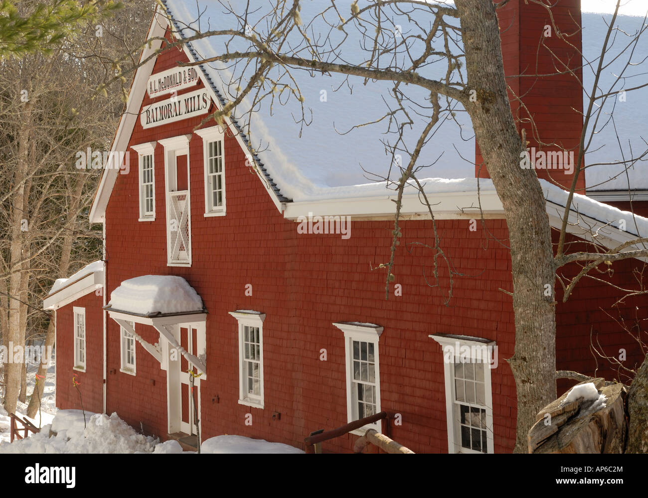 The Balmoral Mills, Tatamagouche, Nova Scotia Stock Photo - Alamy