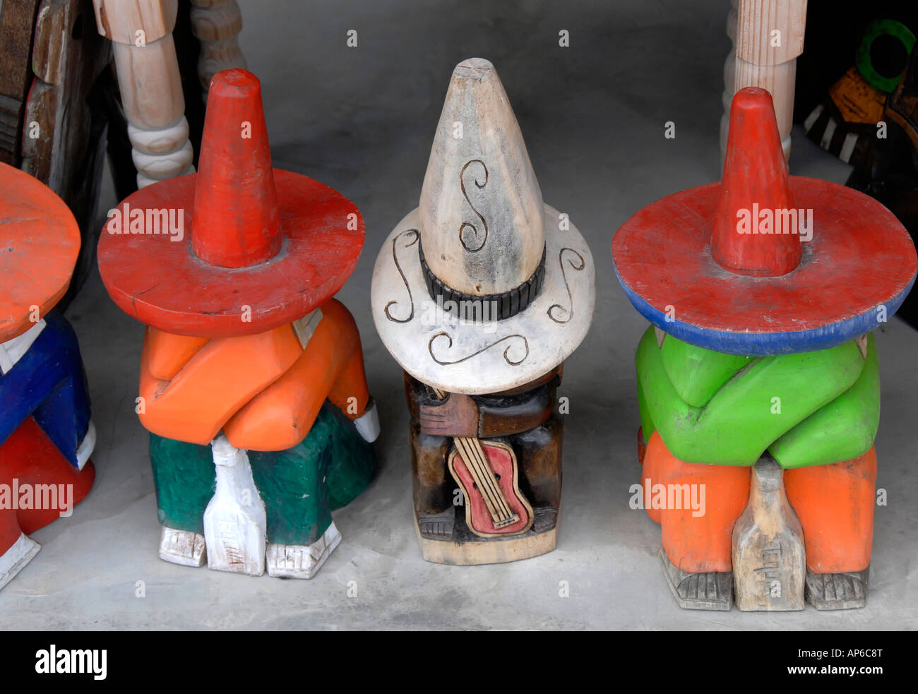 Colourful mexican handicrafts Stock Photo - Alamy