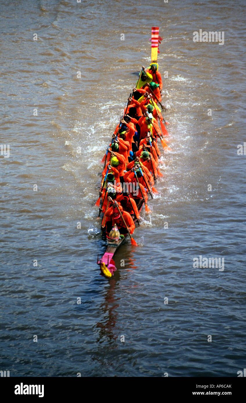 Boat racingon the Nan river,Thailand Stock Photo - Alamy