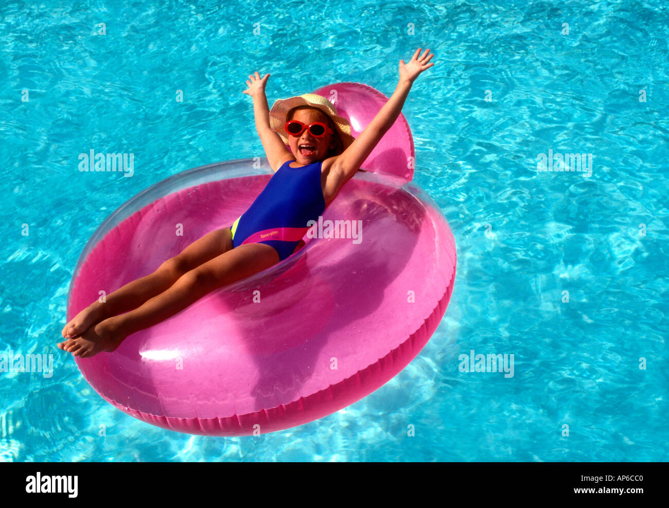 Lilo And In Pool High Resolution Stock Photography and Images - Alamy