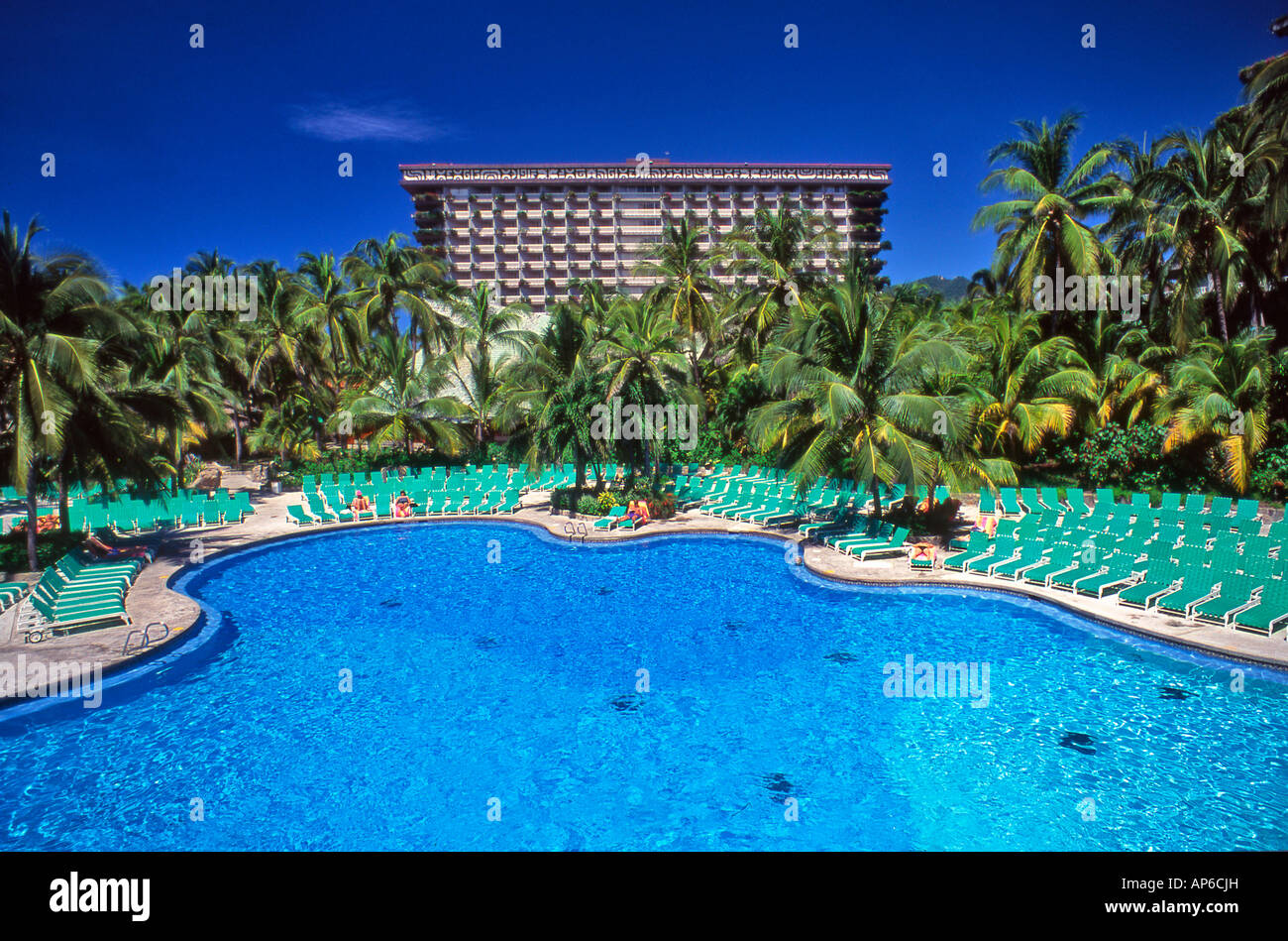 Panorama of swimming pools at luxury hotel hi-res stock photography and ...