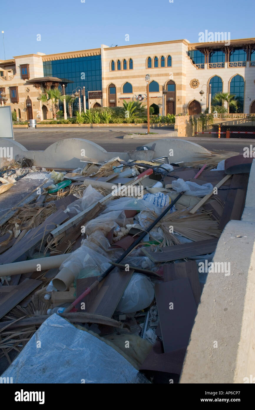 Dumping of waste in business district of Jeddah, KSA Stock Photo - Alamy