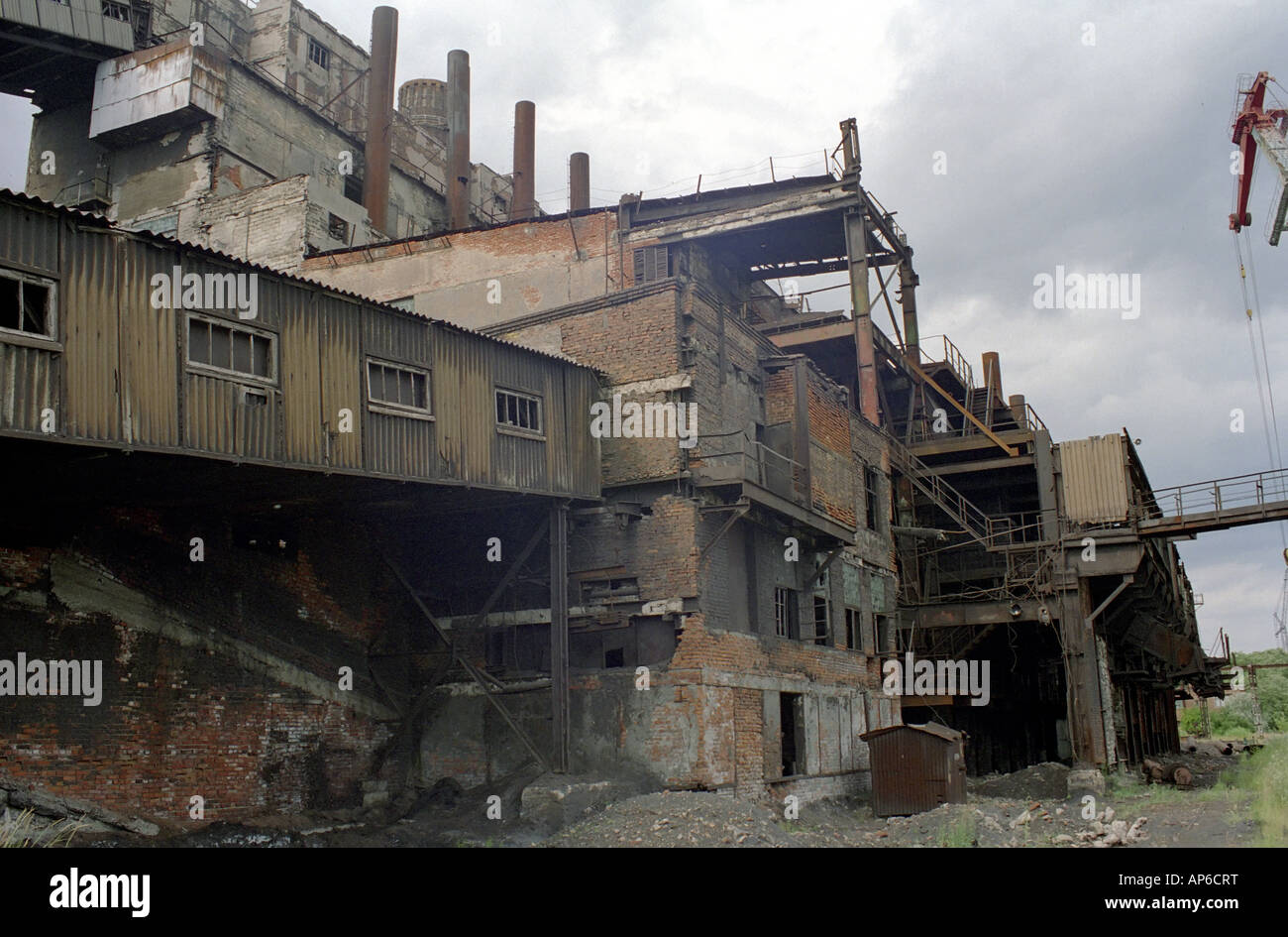 old factory ruins Stock Photo - Alamy