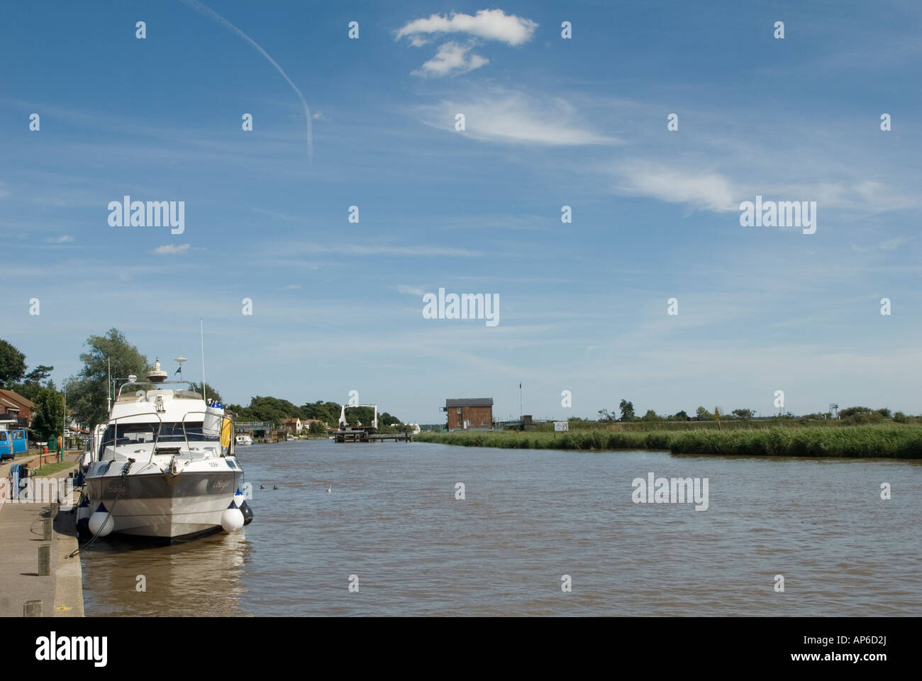Reedham on the Norfolk Broads, england Stock Photo - Alamy