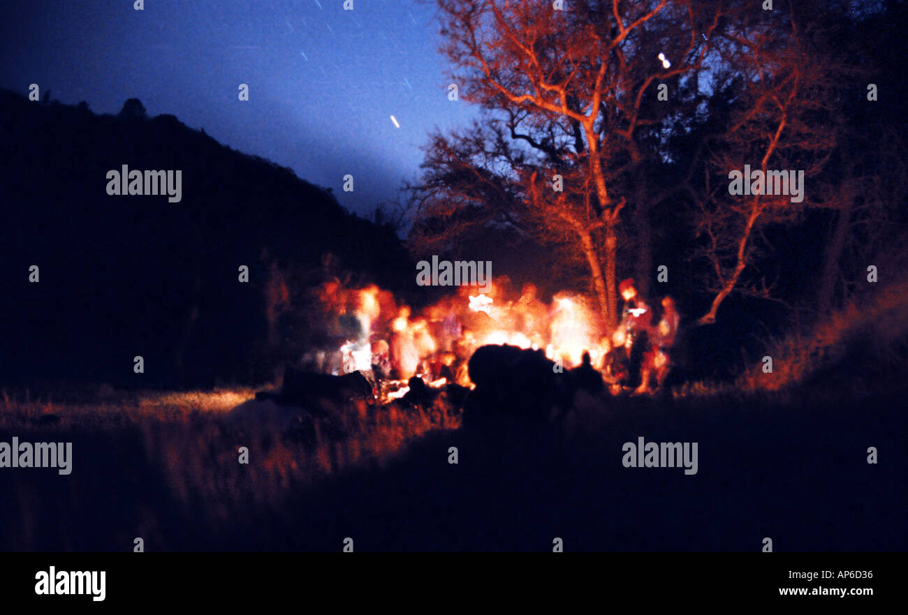 the camp fire Stock Photo - Alamy