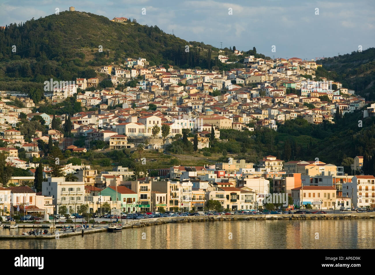 GREECE, Northeastern Aegean Islands, SAMOS, Vathy (Samos Town): Late ...