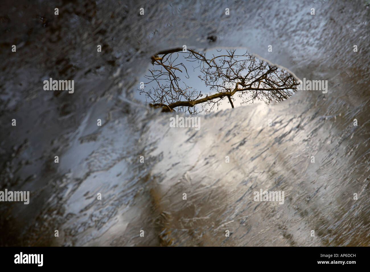 Canal Reflection Brecon Beacons Wales UK Stock Photo - Alamy