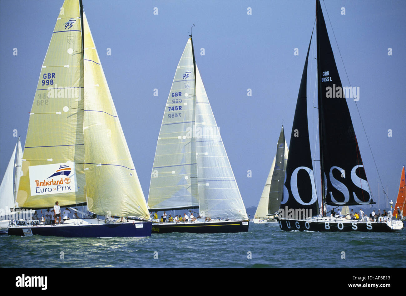 Yacht Racing during Cowes Week Stock Photo - Alamy