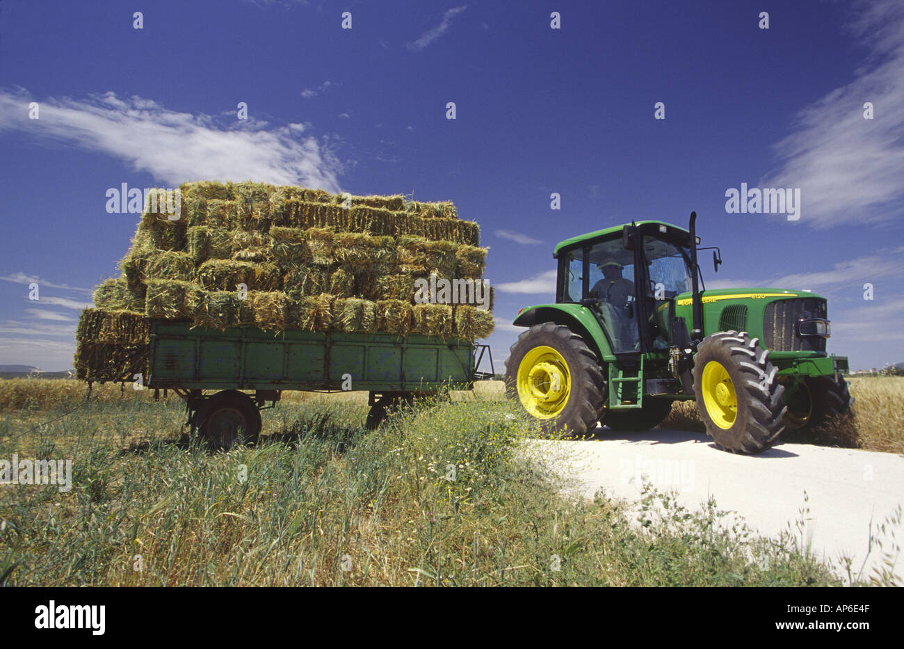 tractor with trailer Stock Photo - Alamy