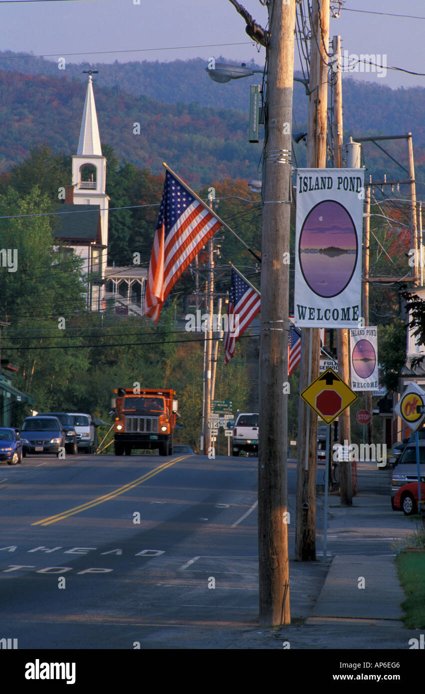 Island Pond, VT Downtown Island Pond in Vermont's Northeast Kingdom ...
