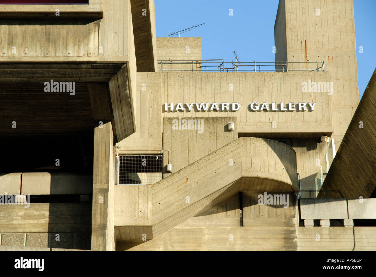 The Hayward Gallery on London Southbank Stock Photo - Alamy
