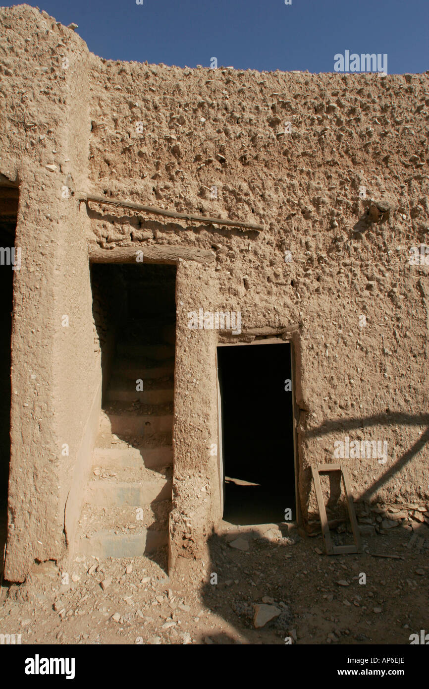 Mud building in Abandoned city Old Diriyah, Kingdom of Saudi Arabia ...