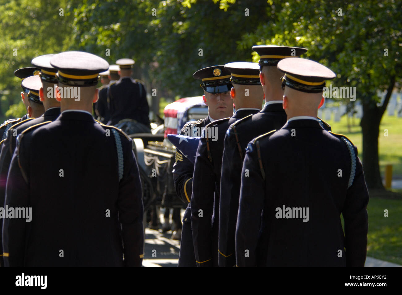 Arlington National Cemetery, Arlington, Virginia, Funeral with military ...