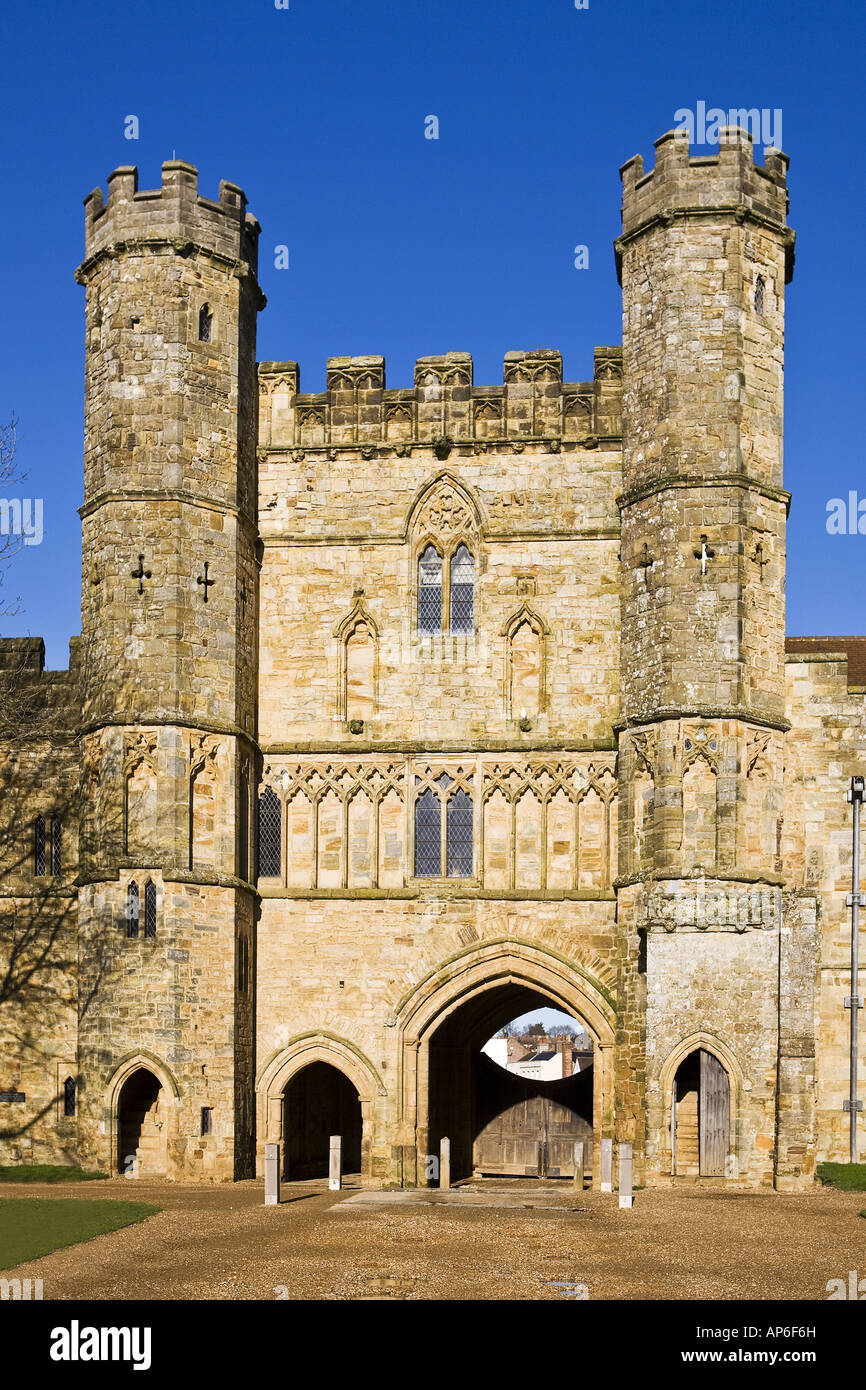 Battle Abbey Gate House Stock Photo - Alamy