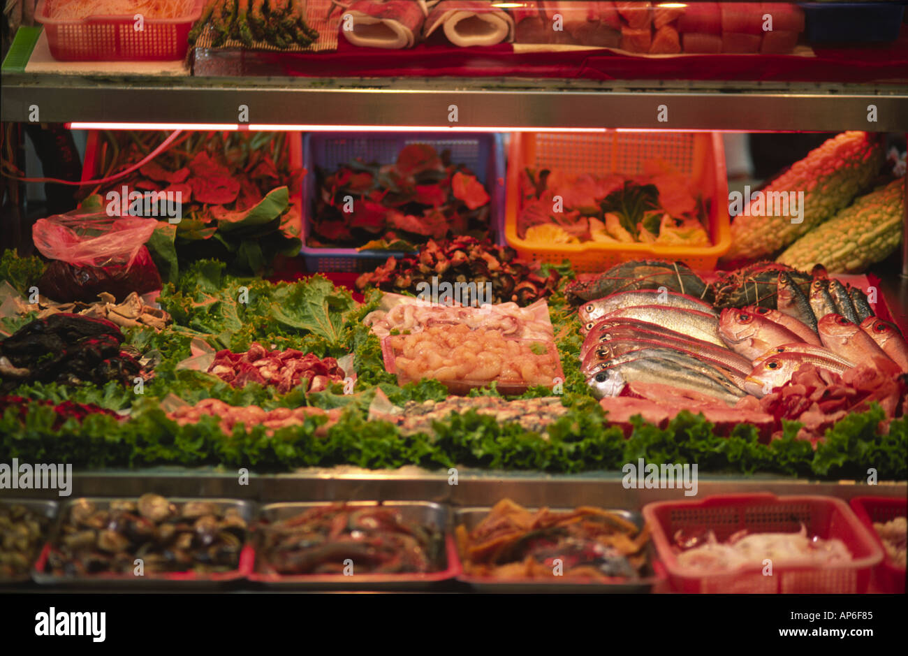 Chinese food stall Taiwan Stock Photo - Alamy