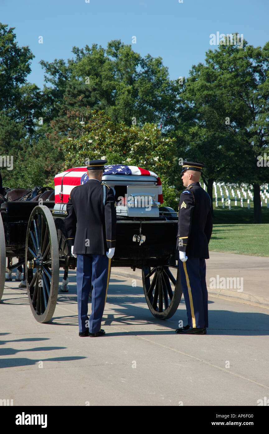 Arlington National Cemetery, Arlington, Virginia, Funeral with military ...