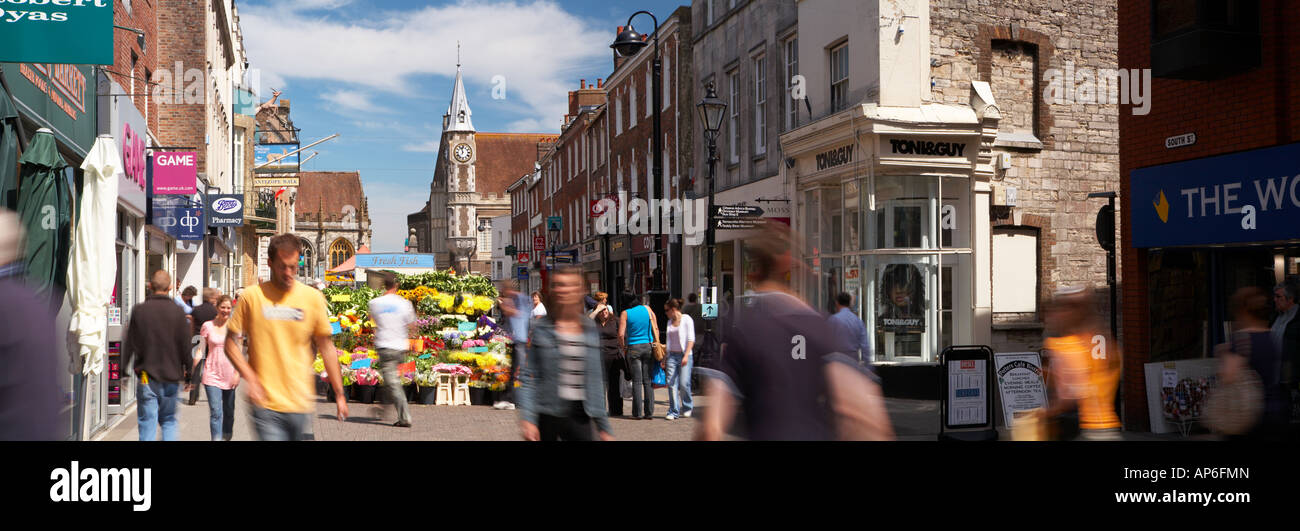 South Street shops in Dorchester Town Dorset county England UK Stock ...