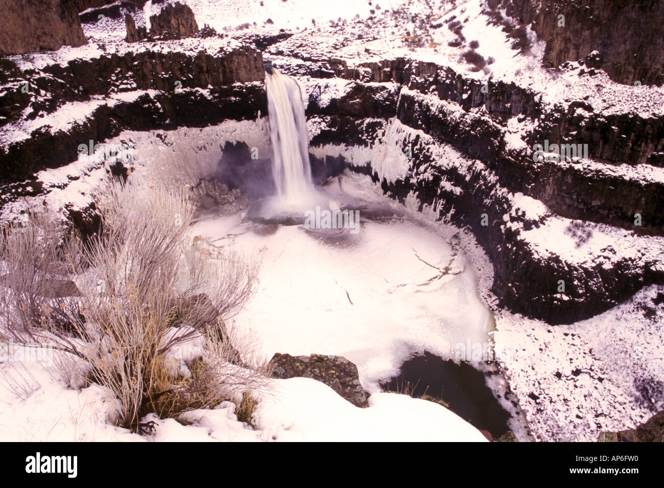 Palouse falls washington winter hi-res stock photography and images - Alamy