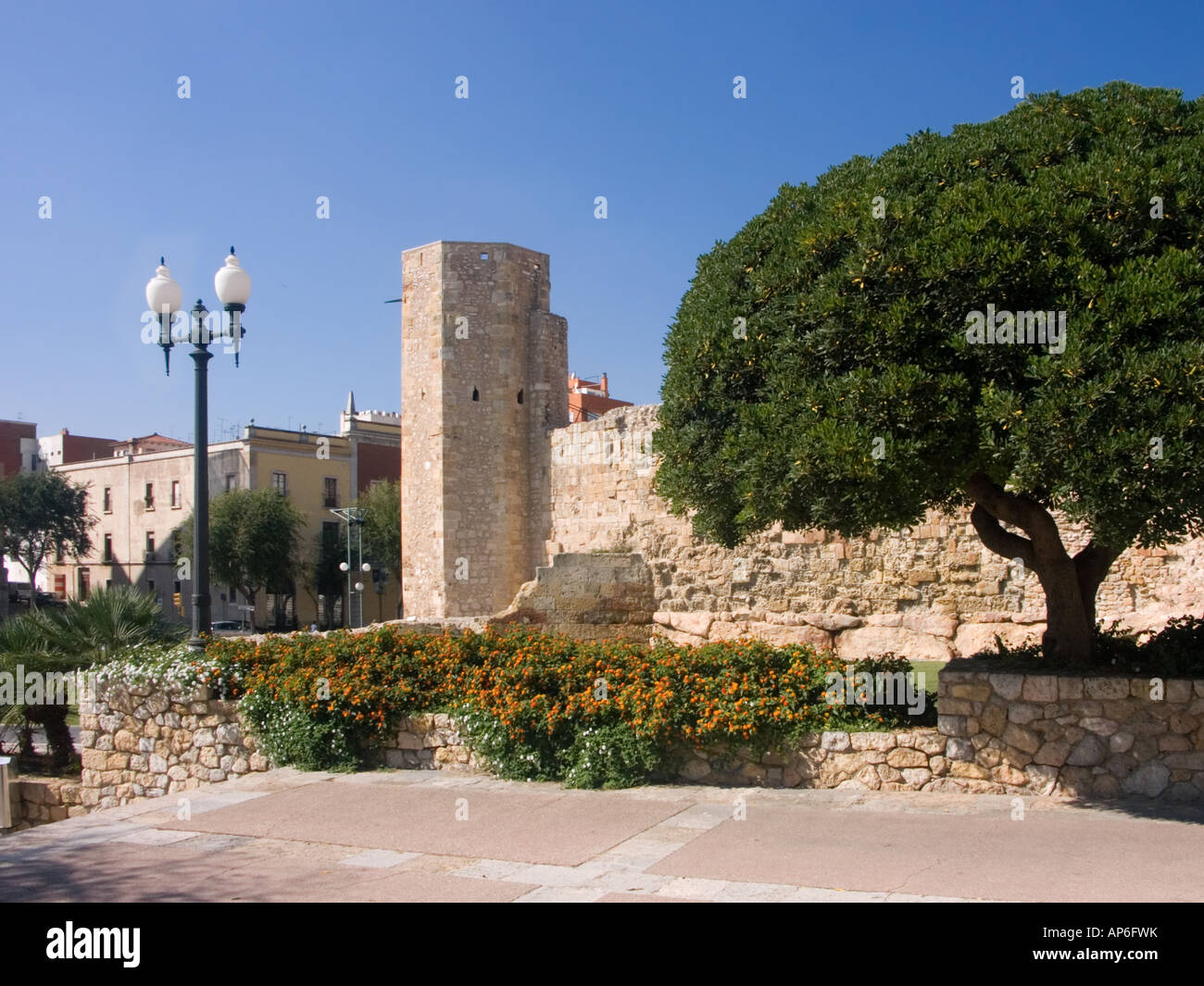 Roman Tarragona Tarraco Tower of the Hippodrome starting gates in the ...