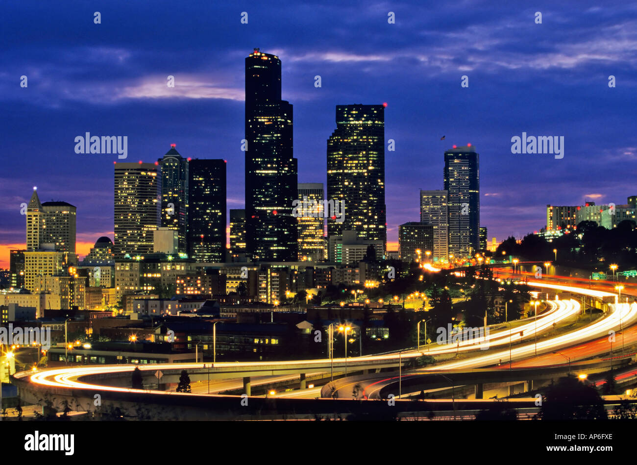 Seattle Washington skyline Stock Photo - Alamy
