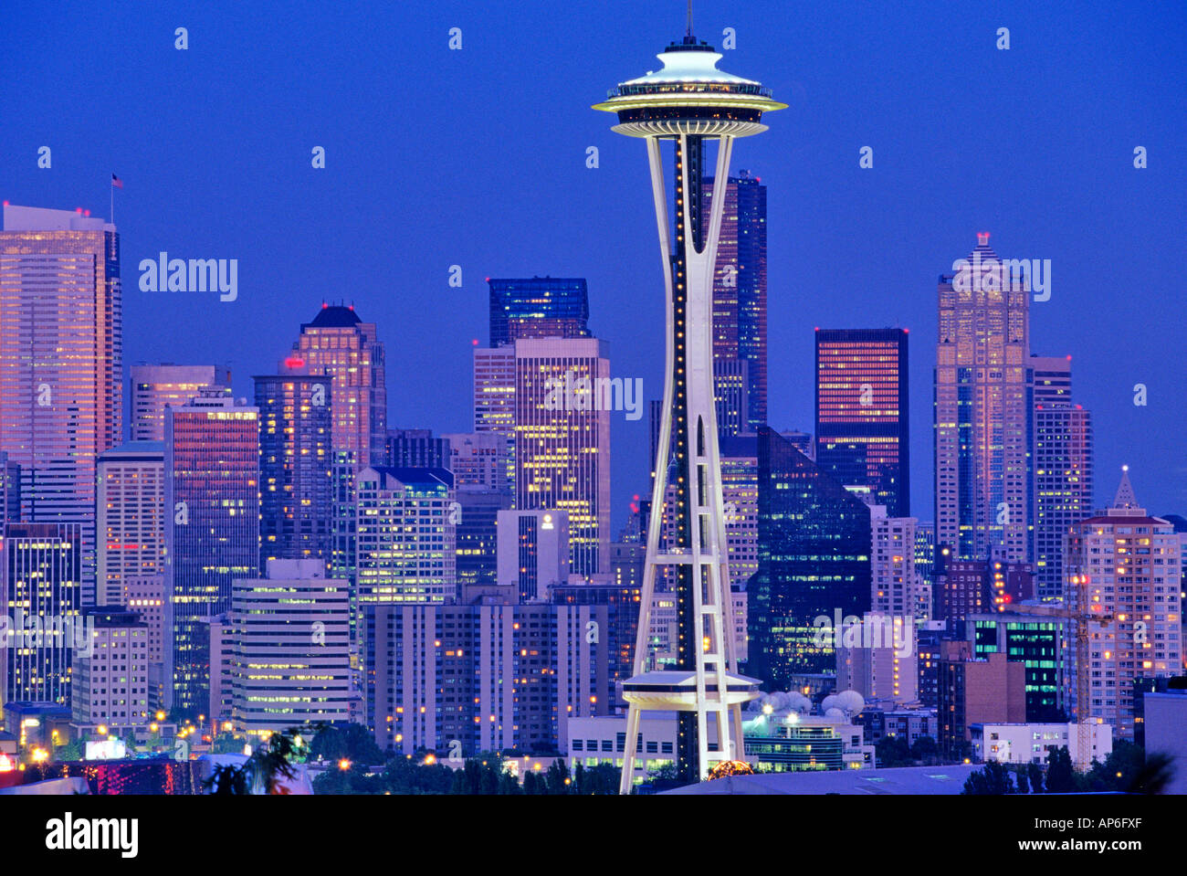 Seattle Washington skyline Stock Photo - Alamy