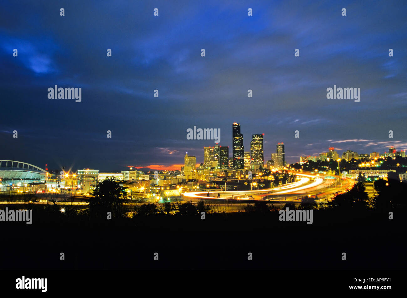 Seattle Washington skyline Stock Photo - Alamy