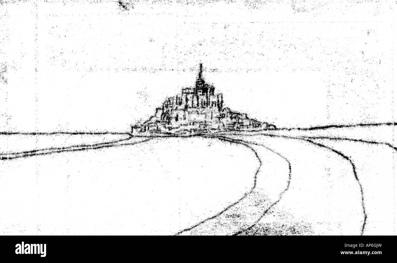 Simple Hills Land Drawings