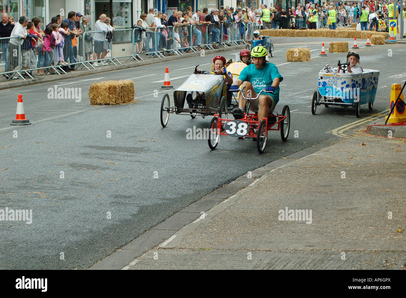 Pedal Car Race in New Milton Hampshire in England Britain UK United ...