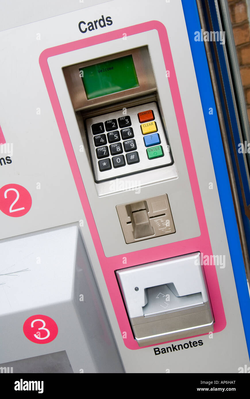railway ticket machine at a first capital connect railway station ...