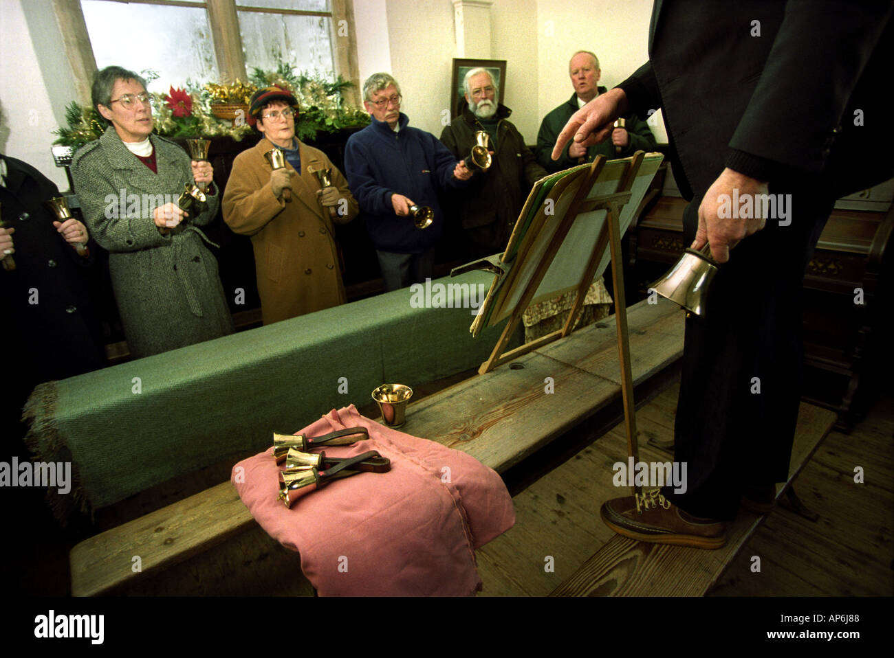 Hand bell ringers hi-res stock photography and images - Alamy