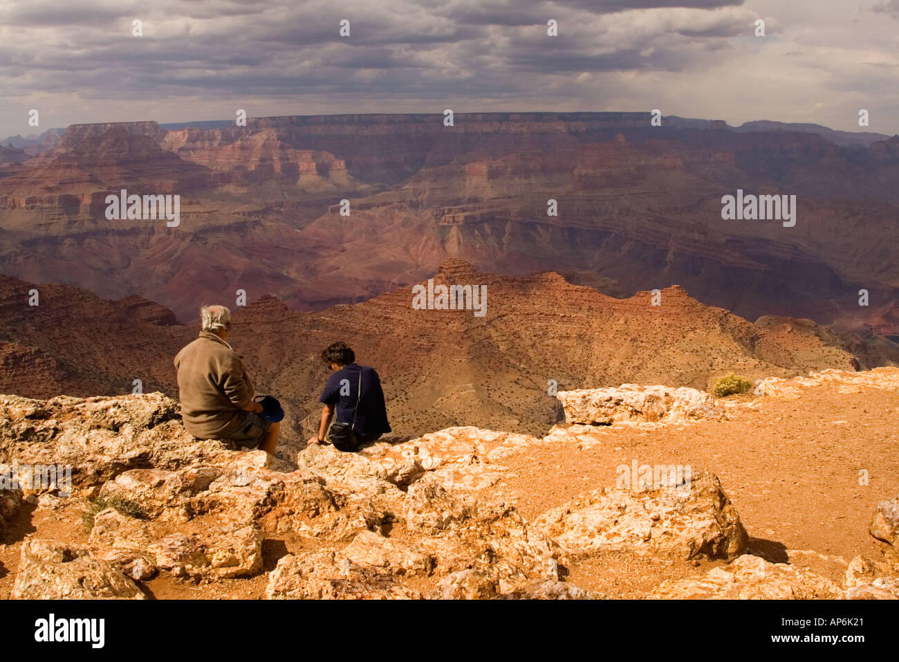 Grand Canyon, Desert View overlook Stock Photo - Alamy