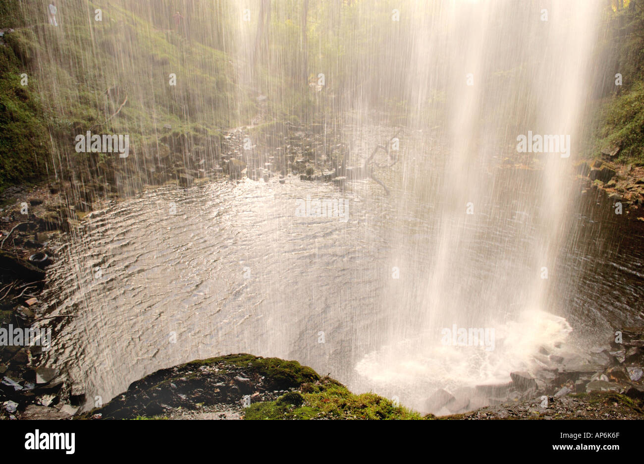 At 30 metres Henrhyd Waterfall is the highest in Brecon Beacons ...