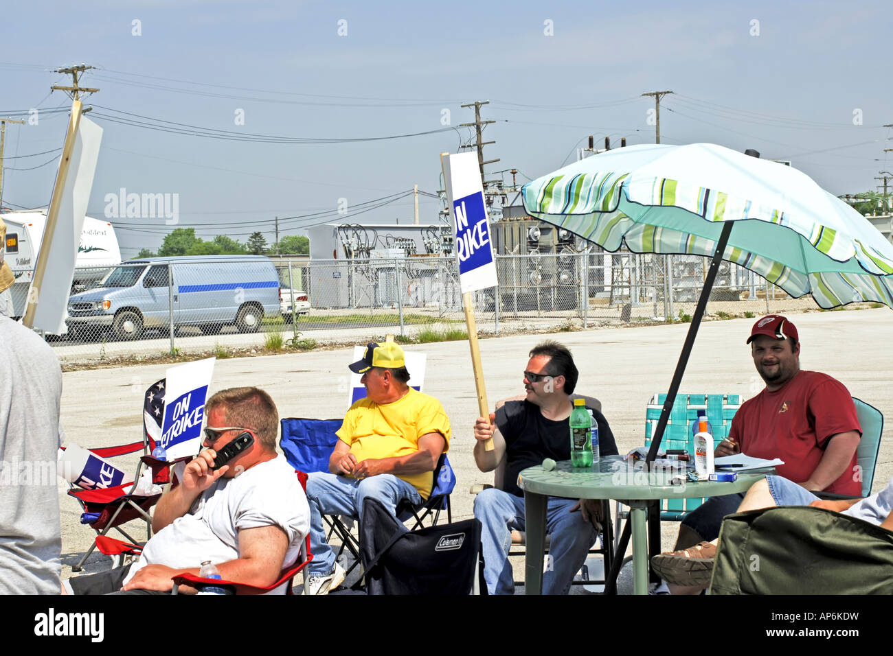 United Auto Workers on strike over pay cuts at a factory in Michigan MI ...