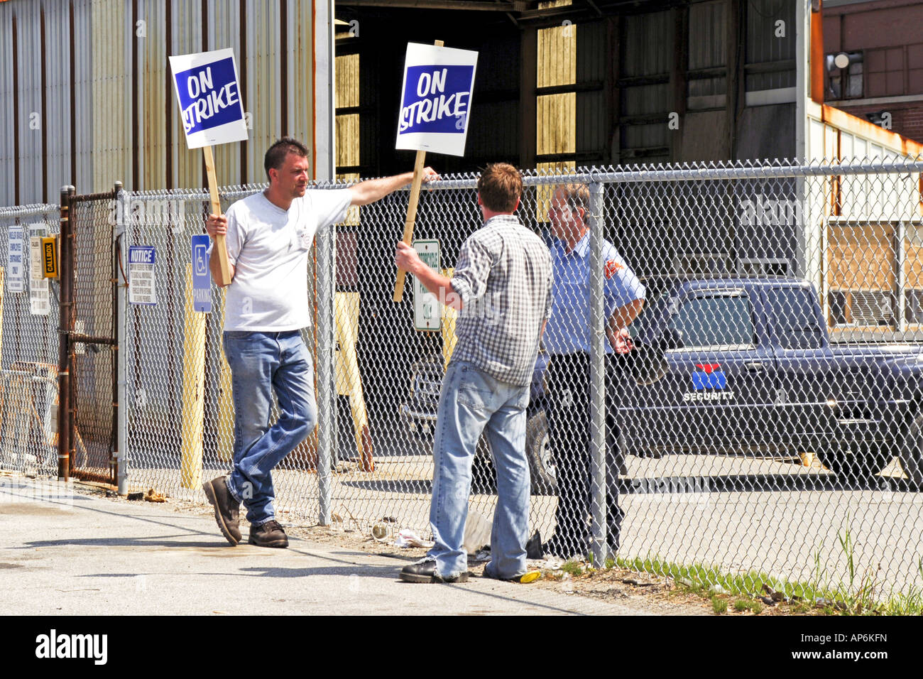 United Auto Workers on strike over pay cuts at a factory in Michigan MI ...