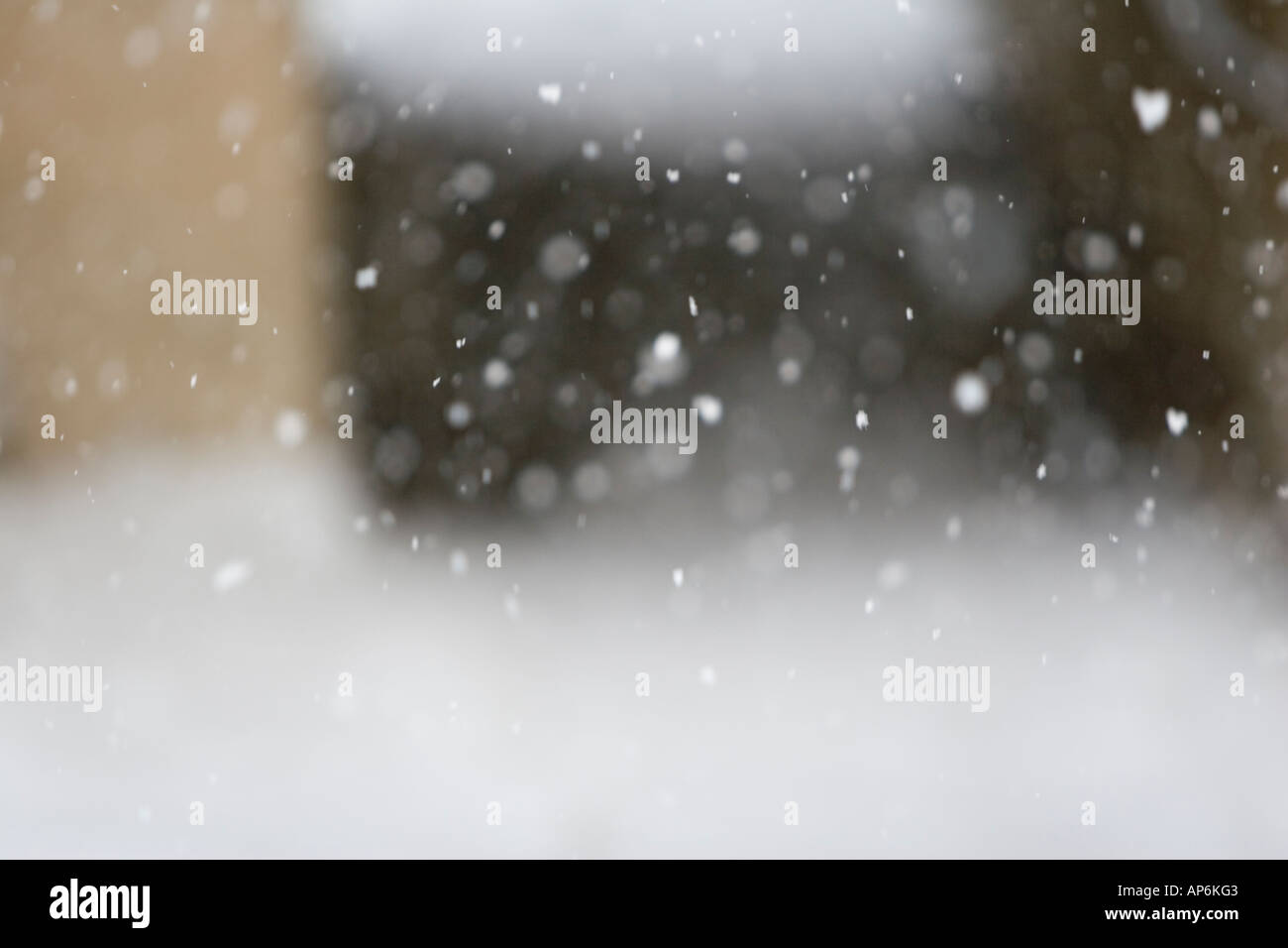 Thick falling snowstorm heavy snow hi-res stock photography and images ...