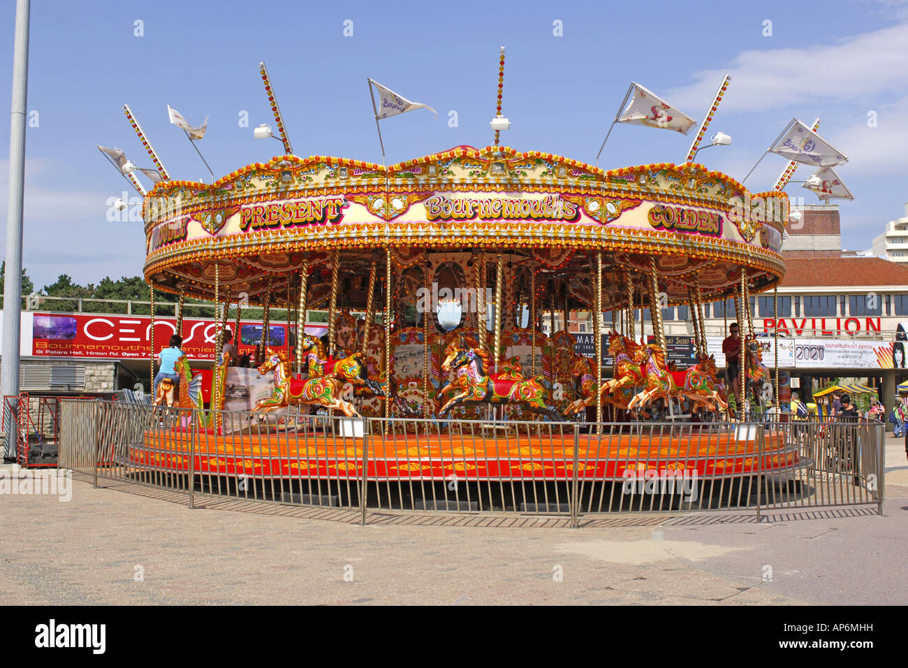 A Merry Go Round Stock Photo - Alamy