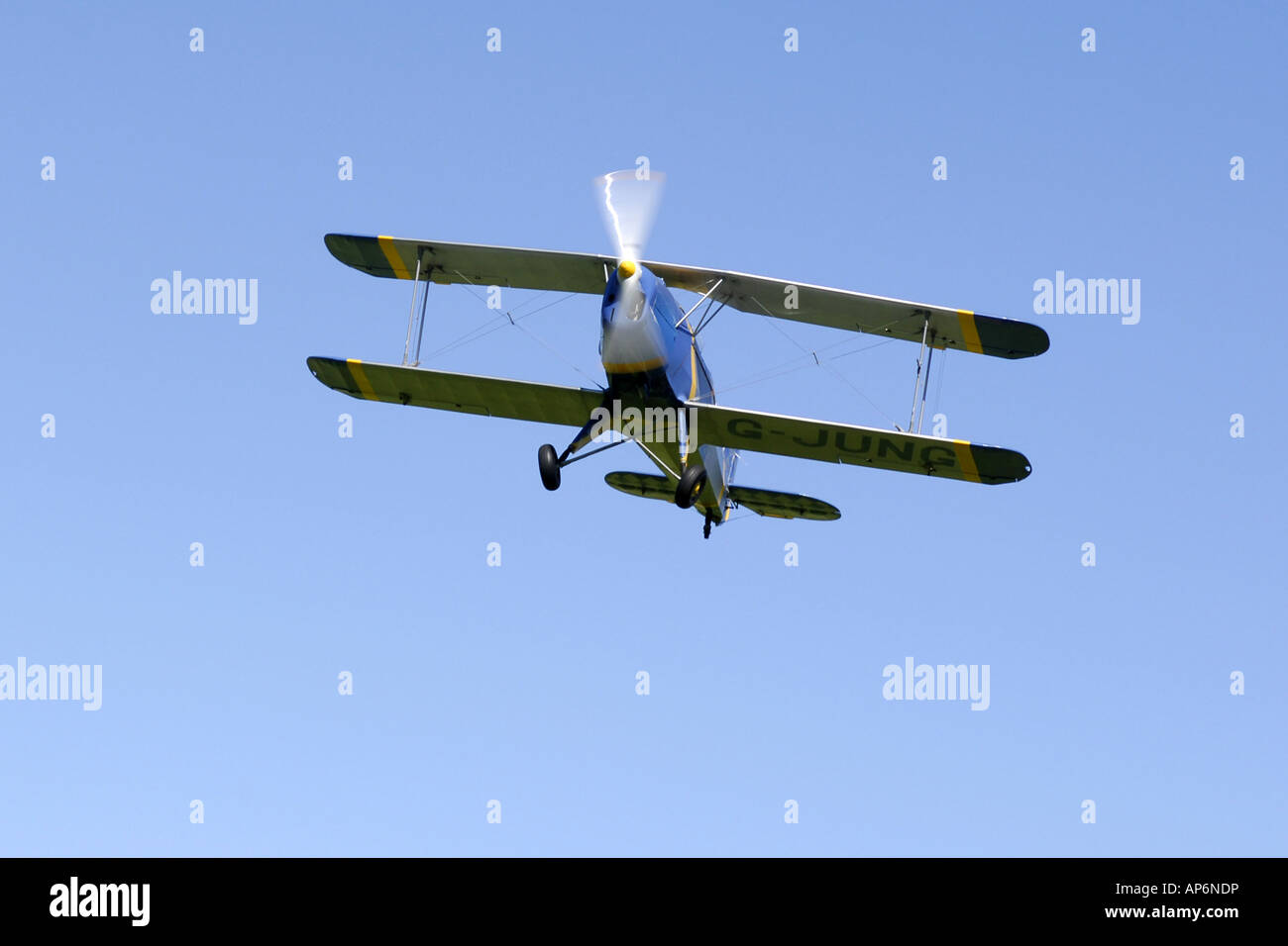 Spanish Civil War Paint on a CASA 1 131 Bucker Jungmann aircraft at a ...