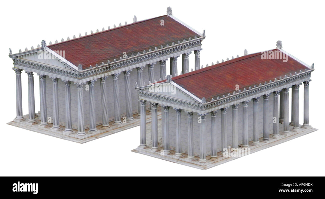 Apollon-temple and athena-temple as miniature models Turkey Turkish ...