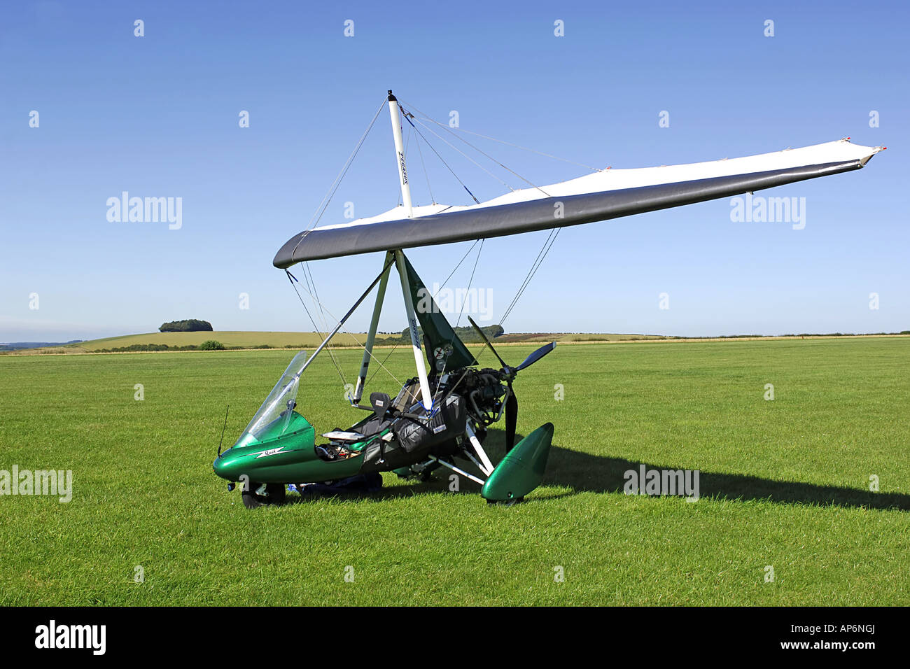 A dual seat Microlight aircraft Stock Photo - Alamy