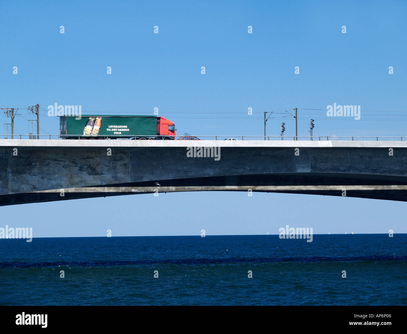 Bridge over Great Belt, Store Belt Stock Photo - Alamy